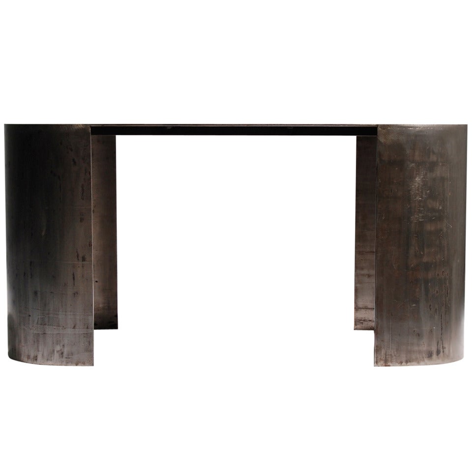 Custom-Made Steel Low Table by Luten Clarey Stern For Sale at 1stDibs ...