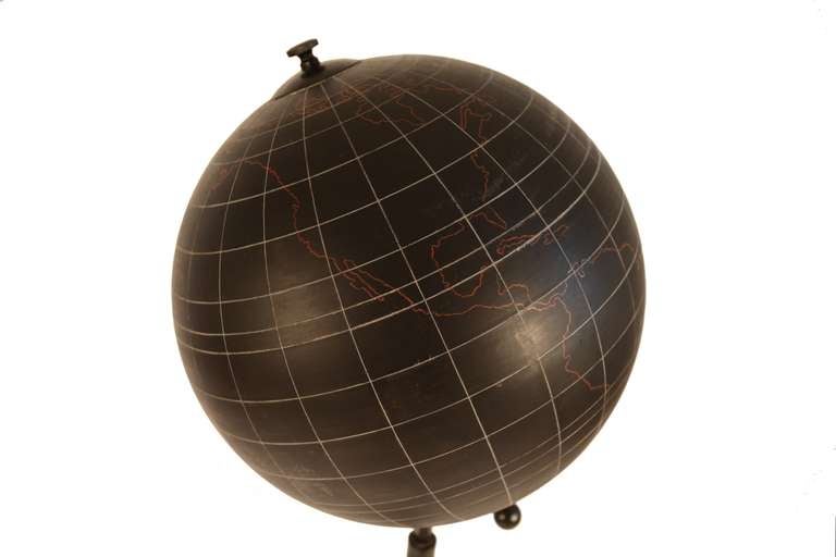 Aviation Training Globe on Steel Stand from Paris at 1stDibs