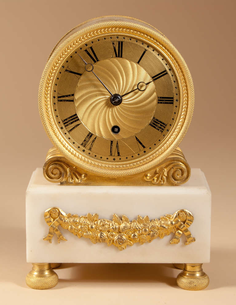 Regency Mantel Clock by David and William Morice, London For Sale at ...