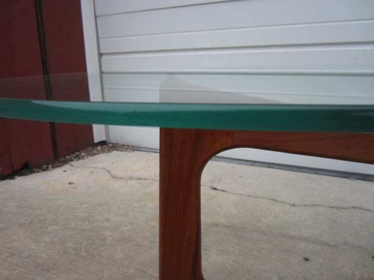 Adrian Pearsall Sculptural Walnut Dog Bone Coffee Table Mid-century ...