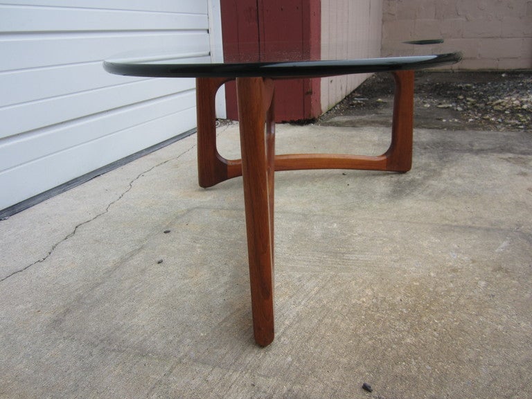 Adrian Pearsall Sculptural Walnut Dog Bone Coffee Table Mid-century ...