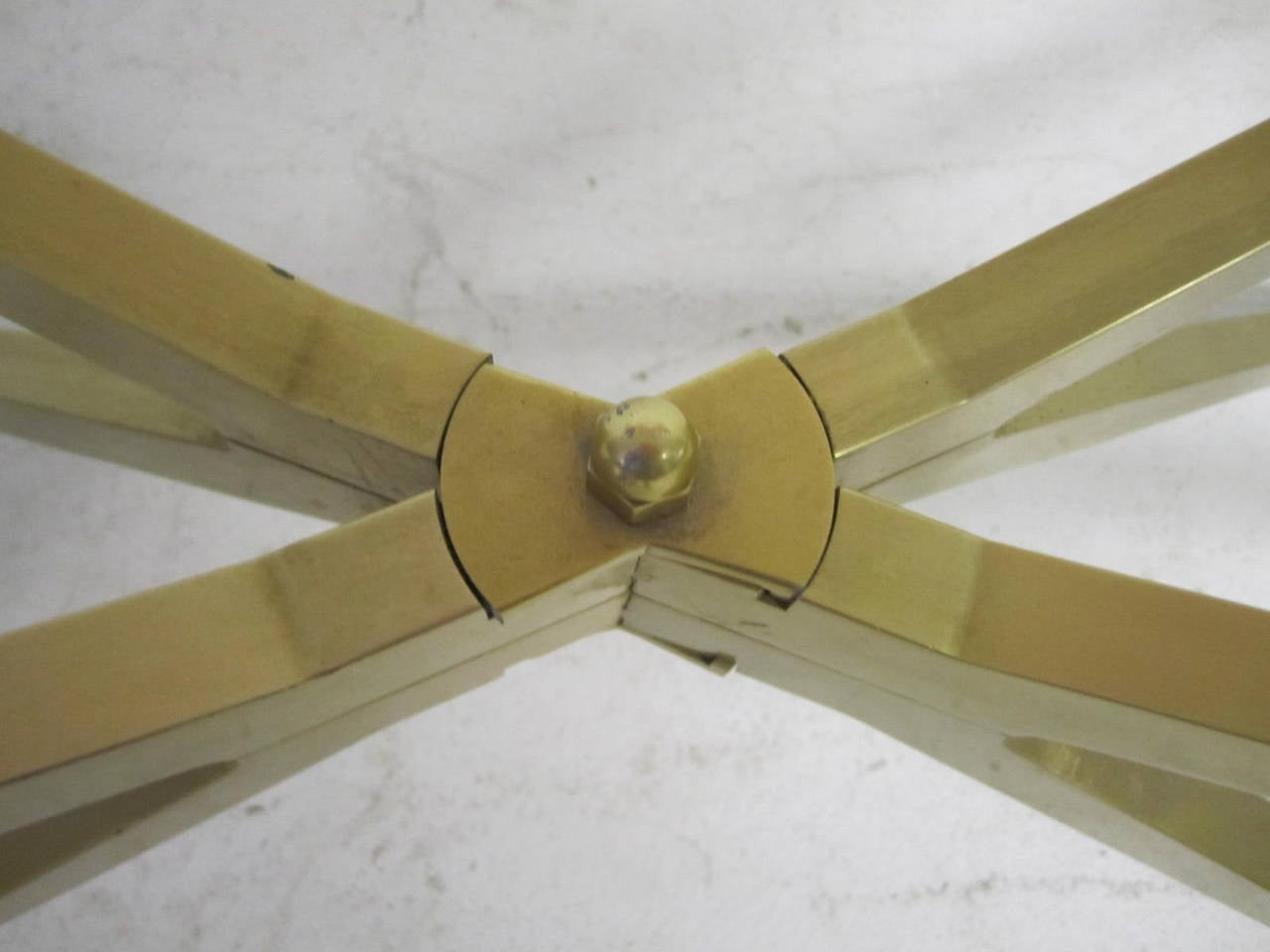 Spectacular Mid-Century Modern Italian, Gold Starburst Coffee Table at ...