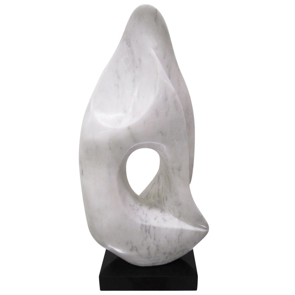 Mid-century Modern Large Scale Abstract Marble Sculpture at 1stDibs