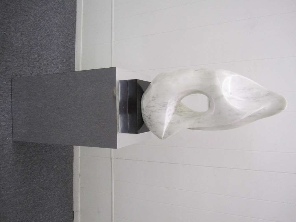 Mid-century Modern Large Scale Abstract Marble Sculpture at 1stDibs