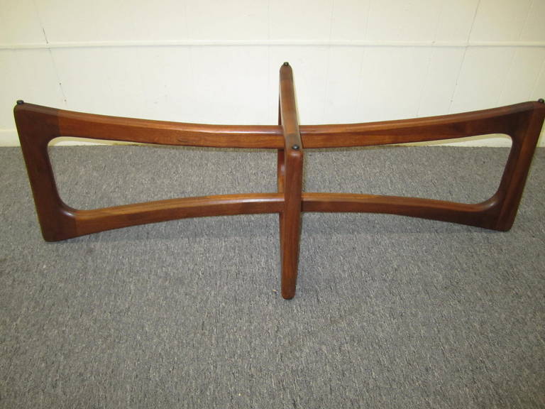 Fabulous Adrian Pearsall Sculptural Walnut Dog Bone Coffee Table ...