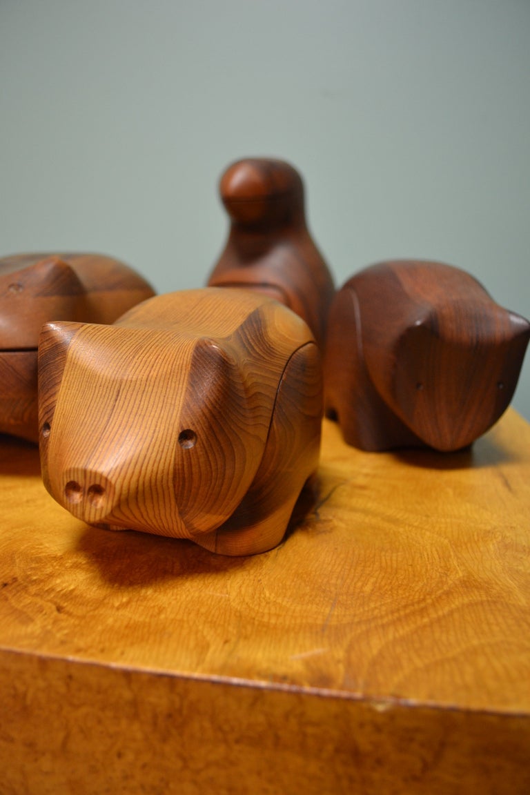 Amazing Collection of Six Deborah Bump Mid-Century Modern Animal ...