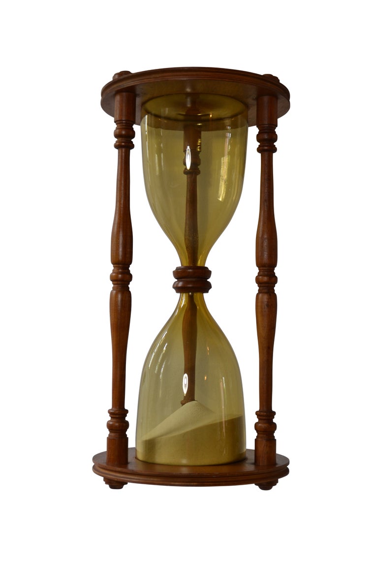 20th C. Oversized Hour Glass For Sale at 1stDibs