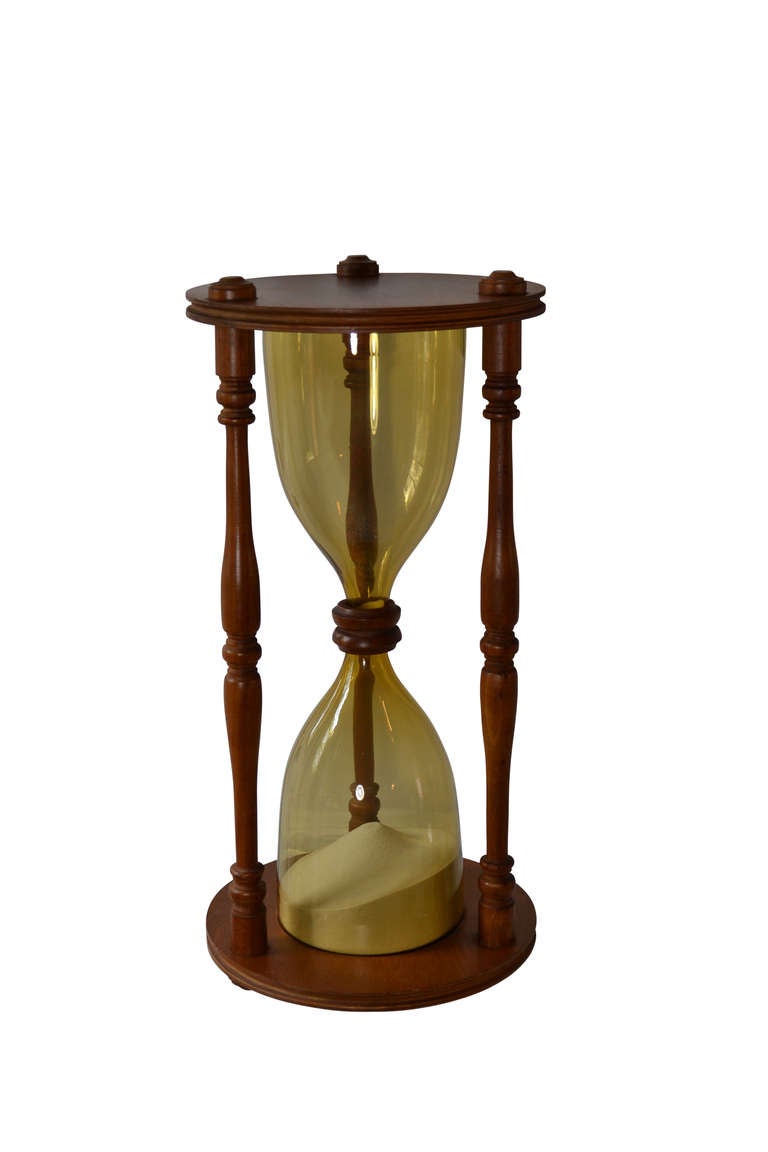 20th C. Oversized Hour Glass For Sale at 1stDibs