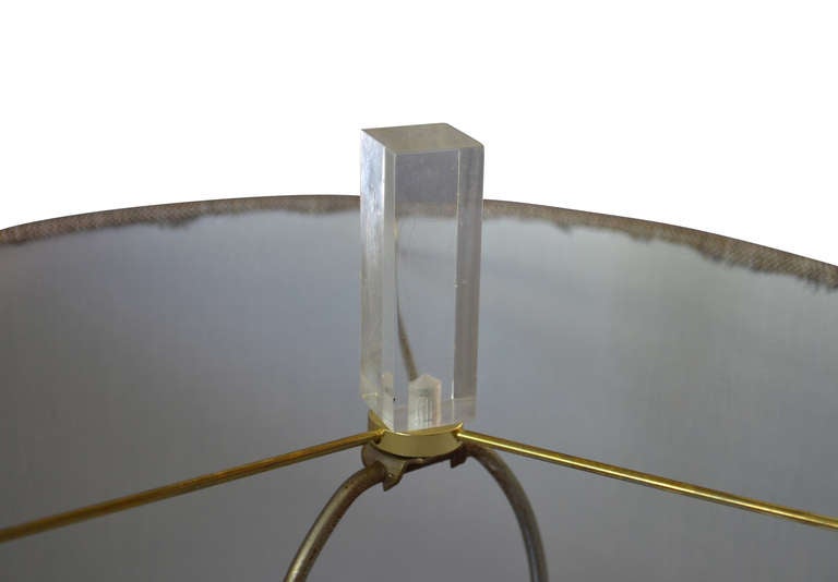 DNA Lucite Lamp, Mid-Century at 1stDibs | lucite dna table