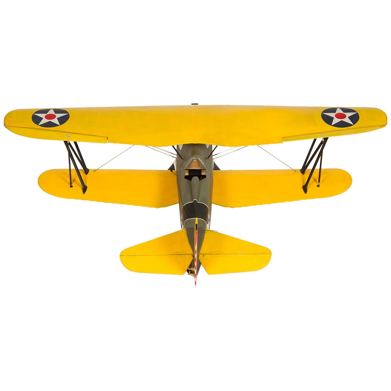 Vintage Model Tether WW1 Biplane at 1stDibs