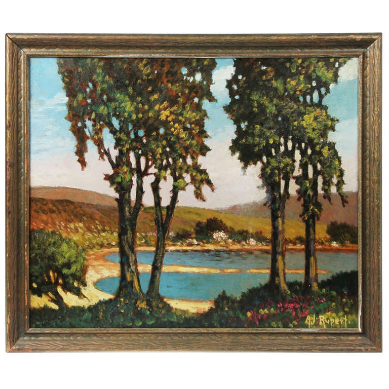 Arthur J. Rupert Landscape Painting For Sale at 1stDibs