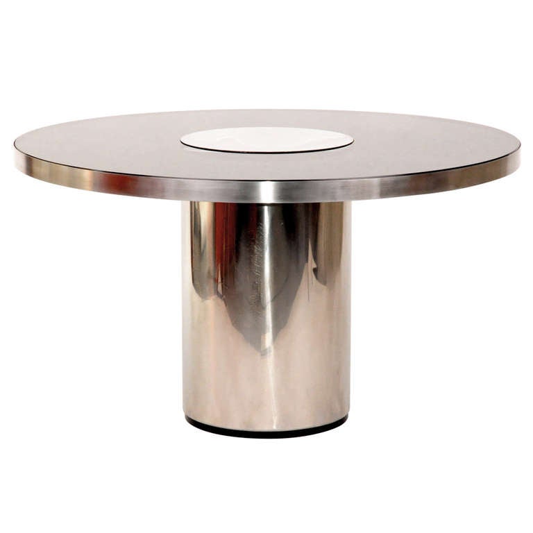 inox Dining Table For Sale at 1stDibs