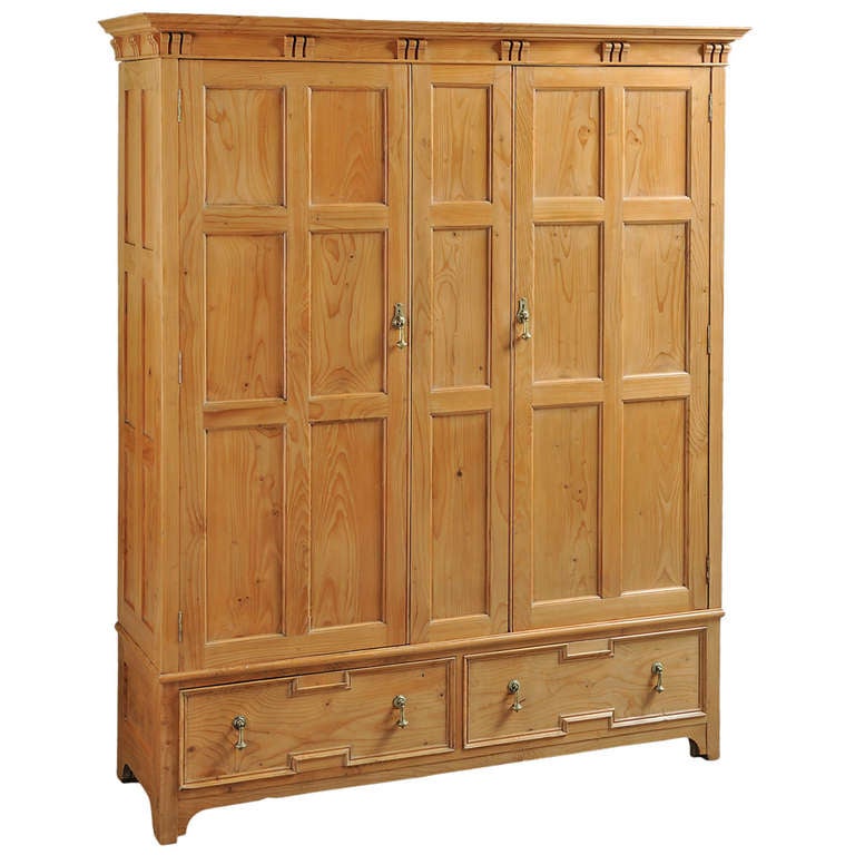 Arts and Crafts Cedar Wardrobe at 1stDibs | cedar wardrobes, cedar crafts
