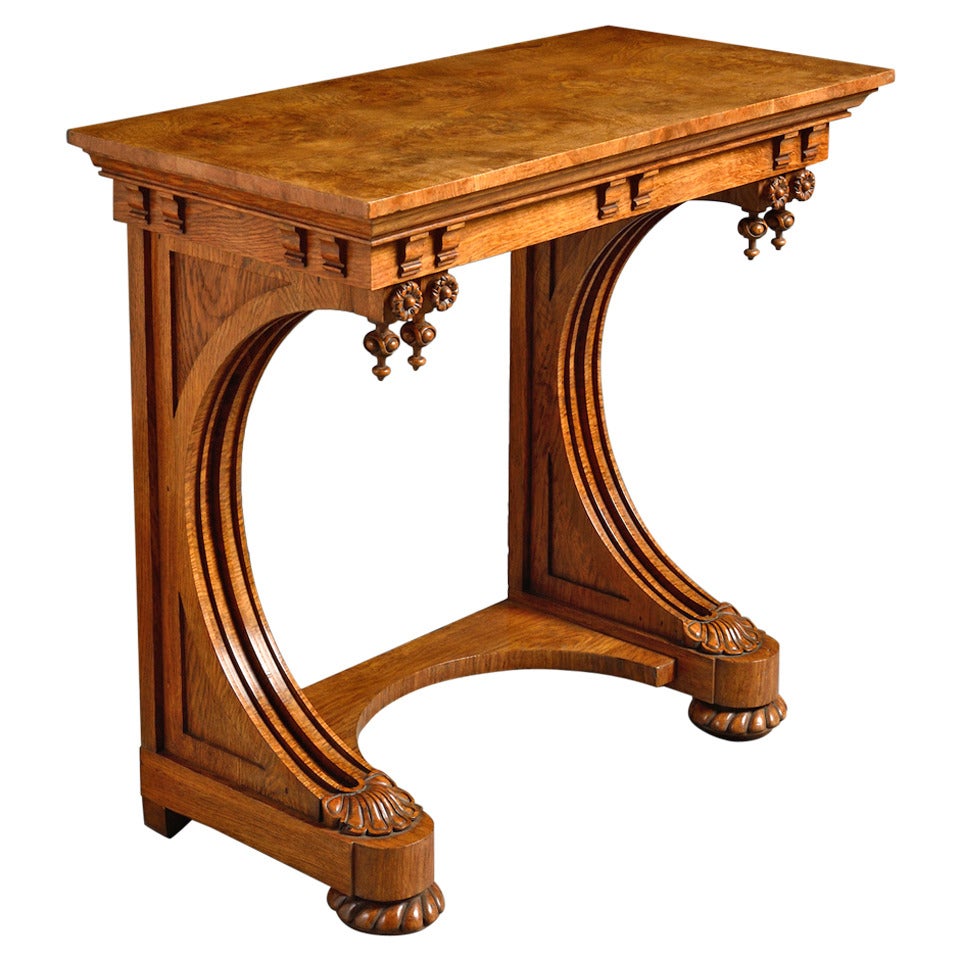 Bridgens Oak Side Table For Sale at 1stDibs