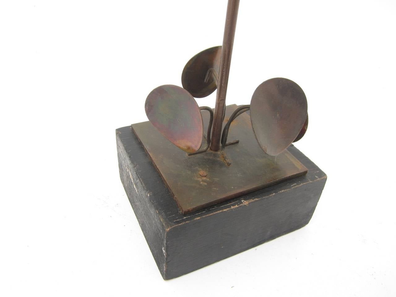 Brass Tree Table Sculpture For Sale at 1stDibs