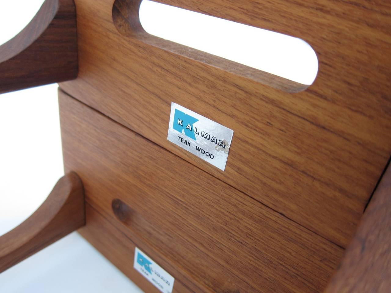 Solid Teak Stackable Swedish Wine Rack at 1stDibs