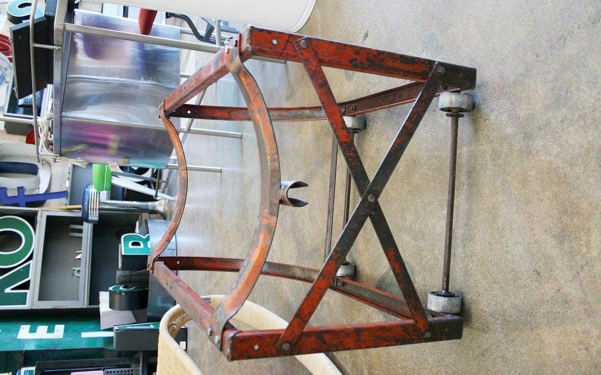 Vintage Oil Barrel Stand For Sale at 1stDibs | old oil barrel