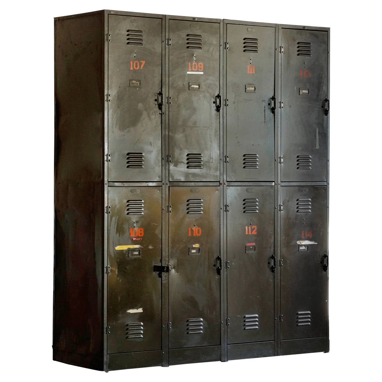 Massive Vintage Locker Unit from the DOD, circa 1940s at 1stDibs