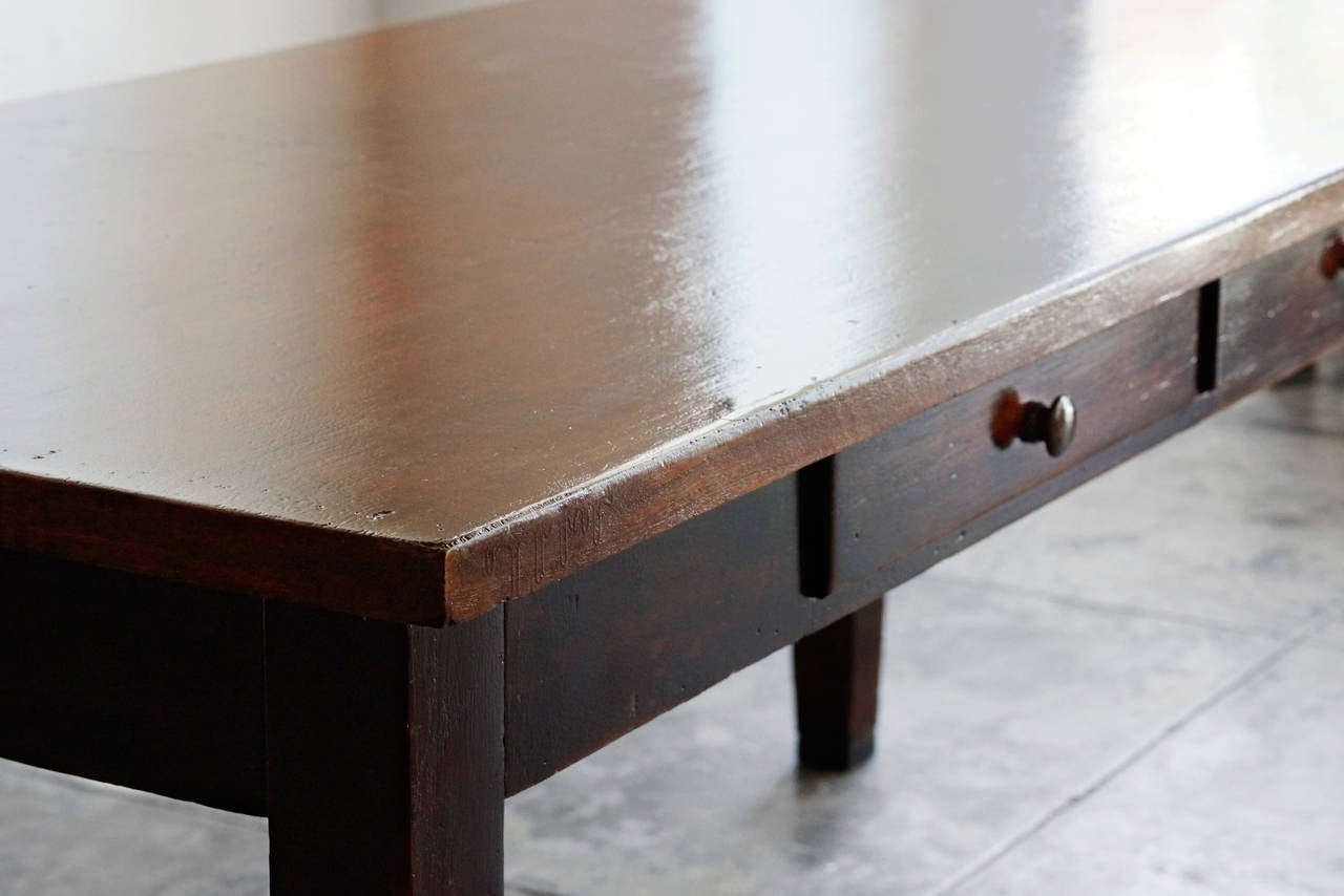 American Craftsman Library Table, Mahogony at 1stDibs