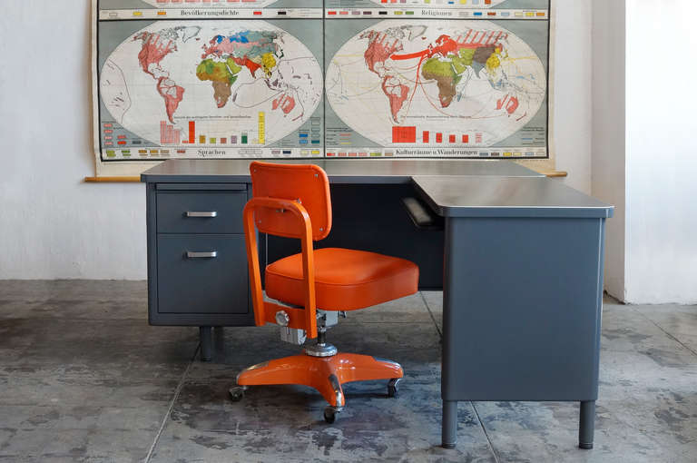 McDowell Craig Tanker Desk with Return at 1stDibs | tanker desk with return