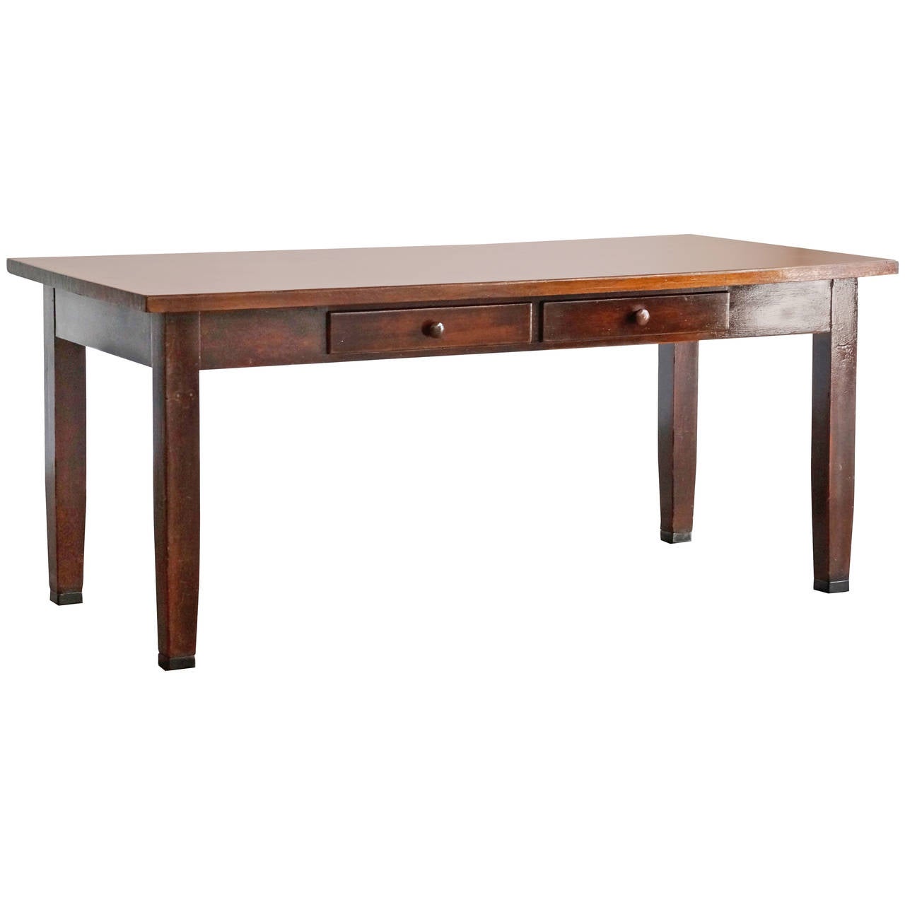 American Craftsman Library Table, Mahogony at 1stDibs