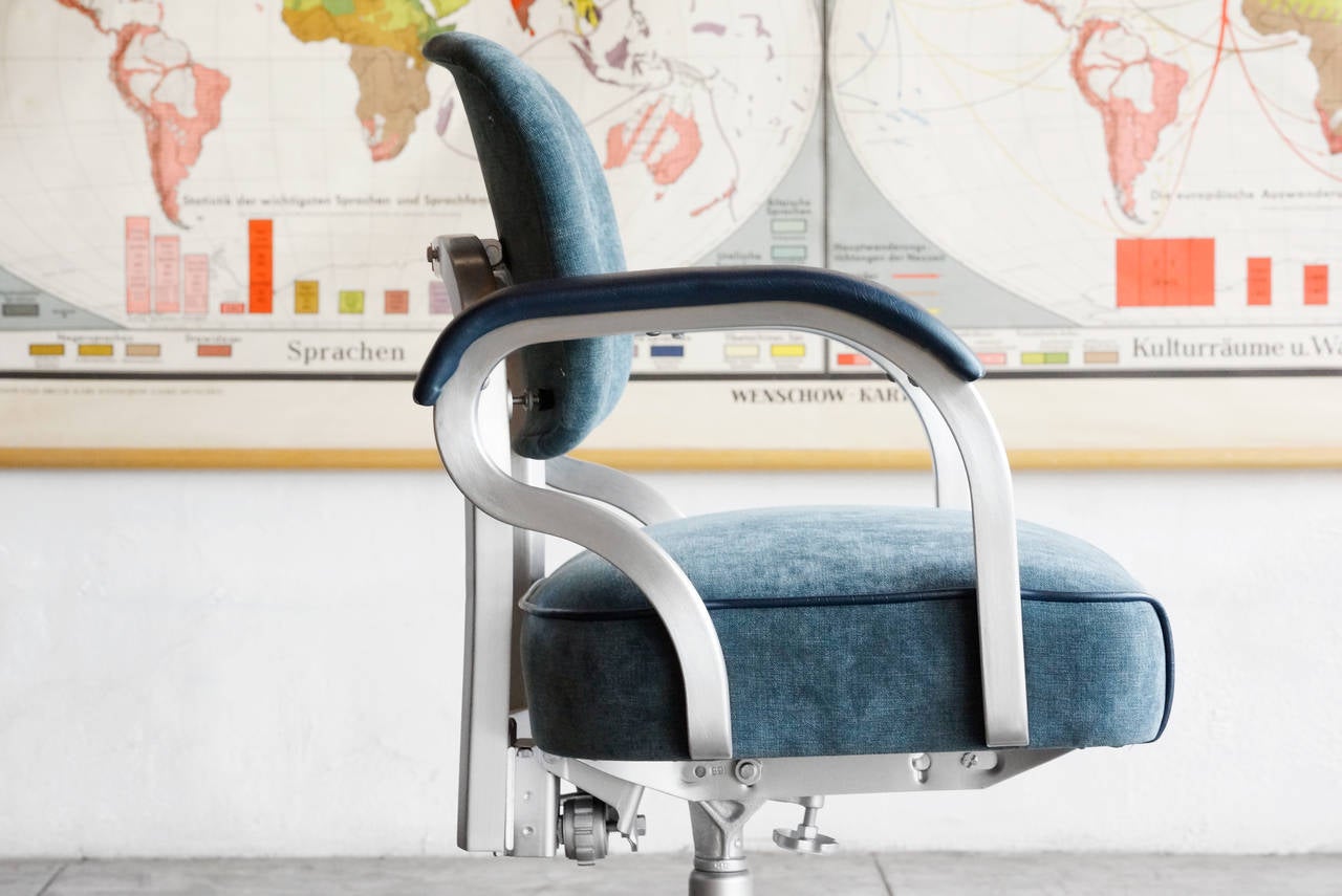 1950s Single Loop Steno Chair by General Fireproofing, Refinished at ...