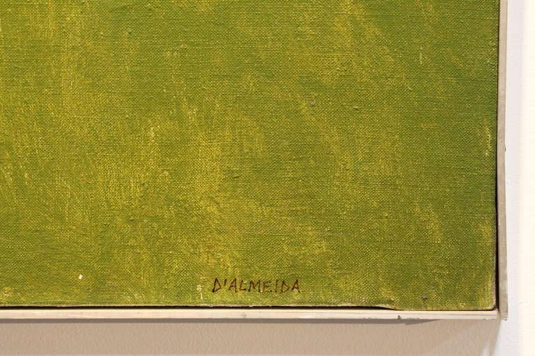 1968 George D'Almeida Abstract Oil On Canvas at 1stDibs | almeida oil