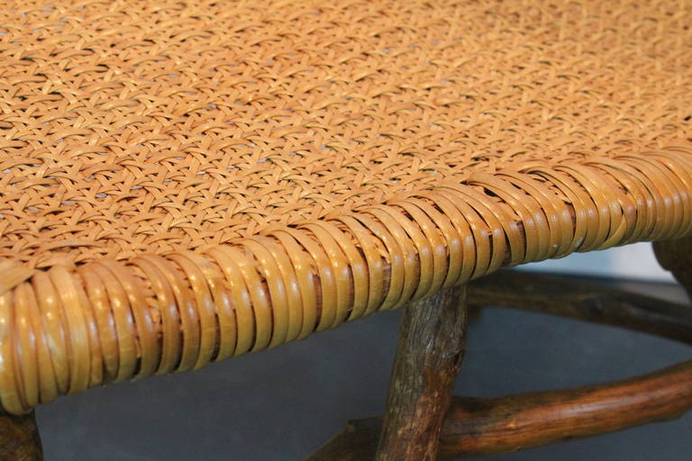 Diminutive Sculptural Twig Bench For Sale at 1stDibs