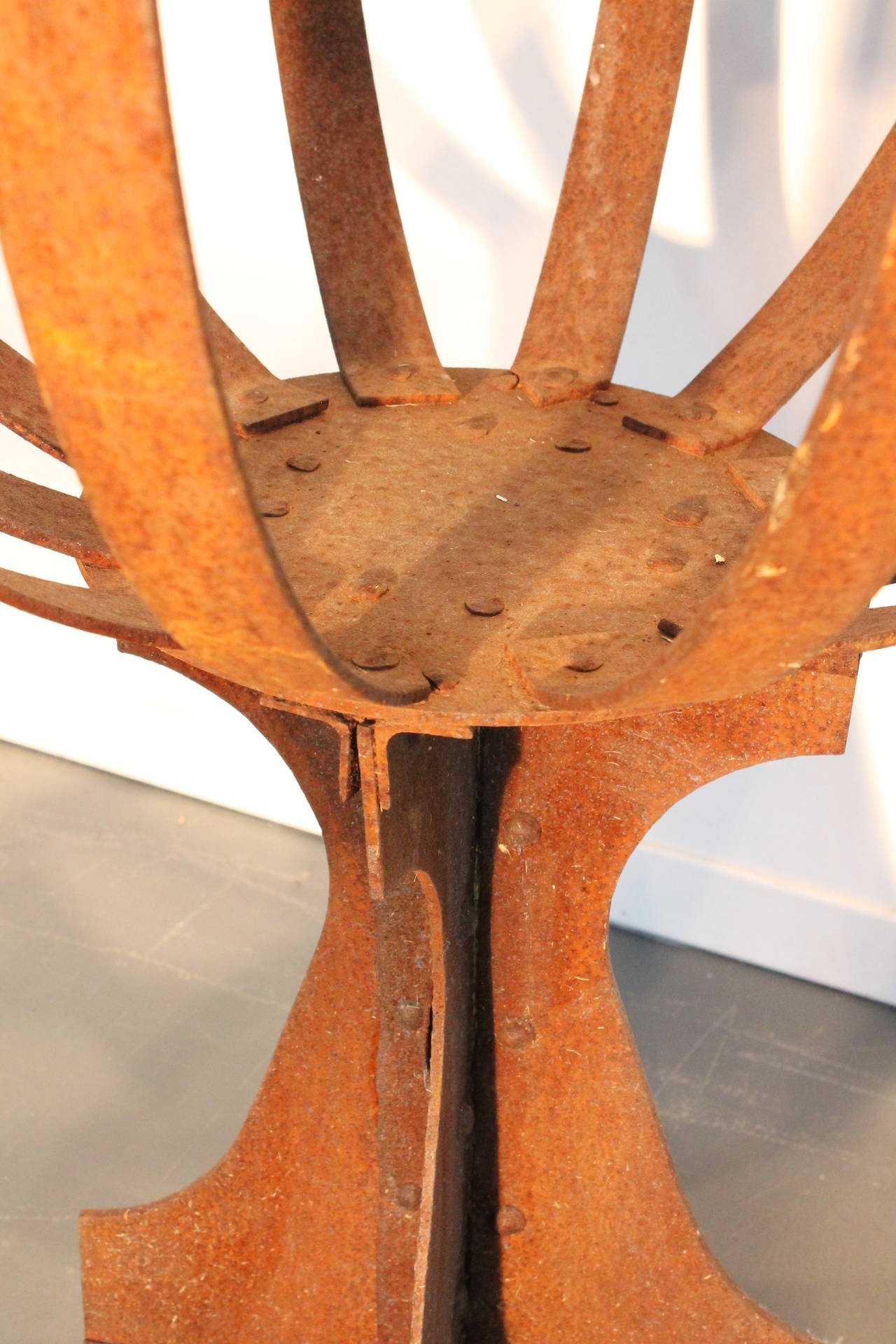 Pair of Large Scale Eiffel Iron Works Bridge Finials For Sale at 1stDibs