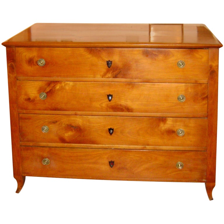 Austrian Biedermeier Cherrywood Chest of Drawers at 1stDibs