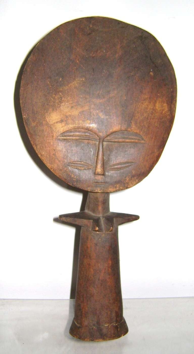 Antique African Tribal Asana Wood Sculpture at 1stDibs