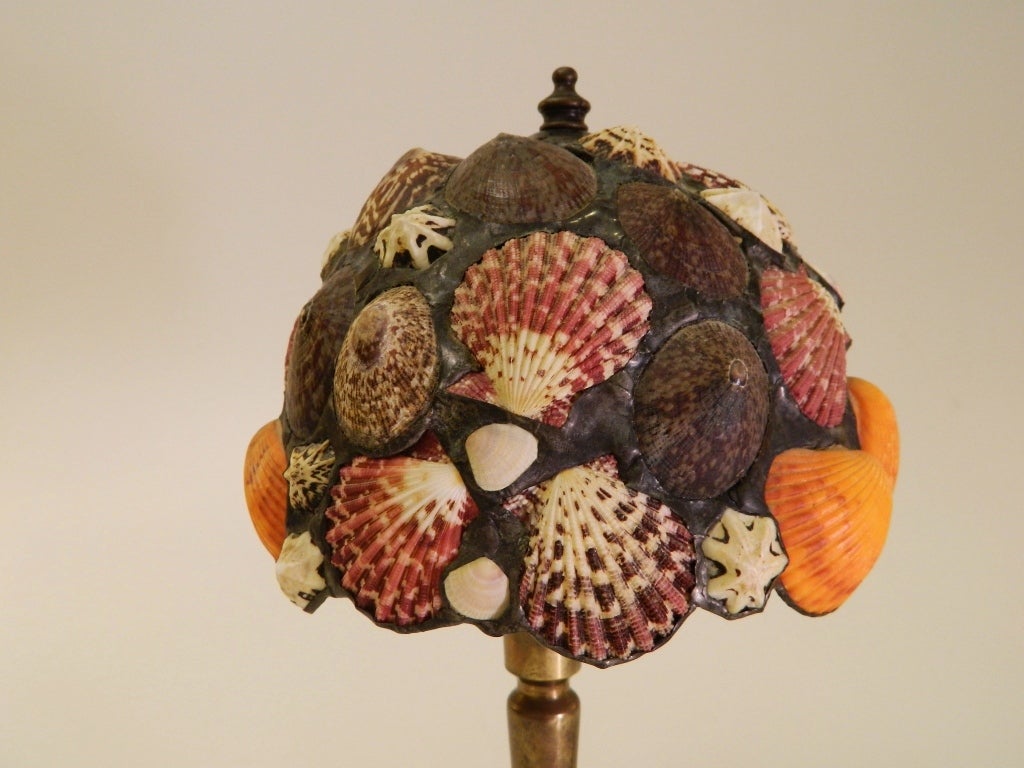 Hoosin Shell Lamp, Signed and Dated at 1stDibs | hoosin lamp
