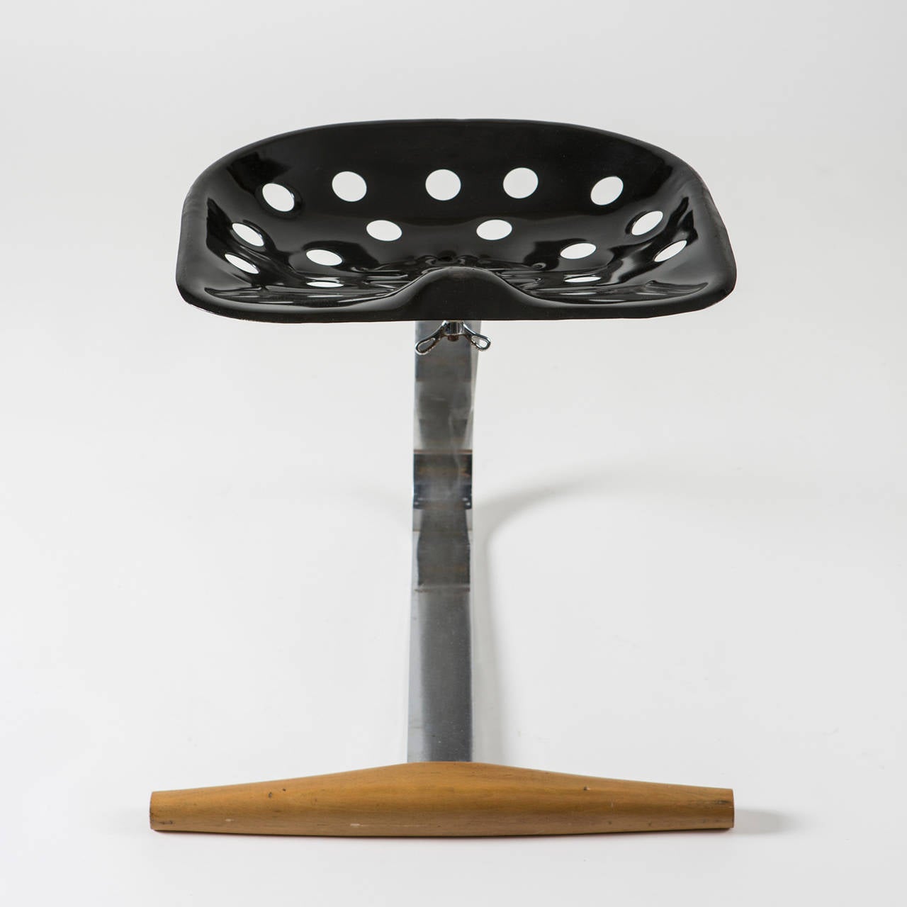 Pair of "Mezzadro" Stools by Achille Castiglioni for Zanotta For Sale ...