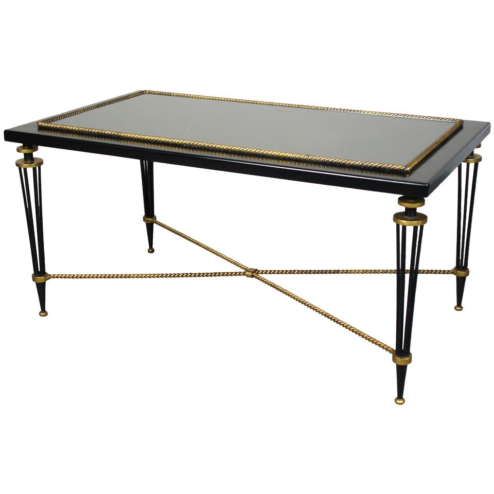 Coffee Table in the Style of Gilbert Poillerat at 1stDibs