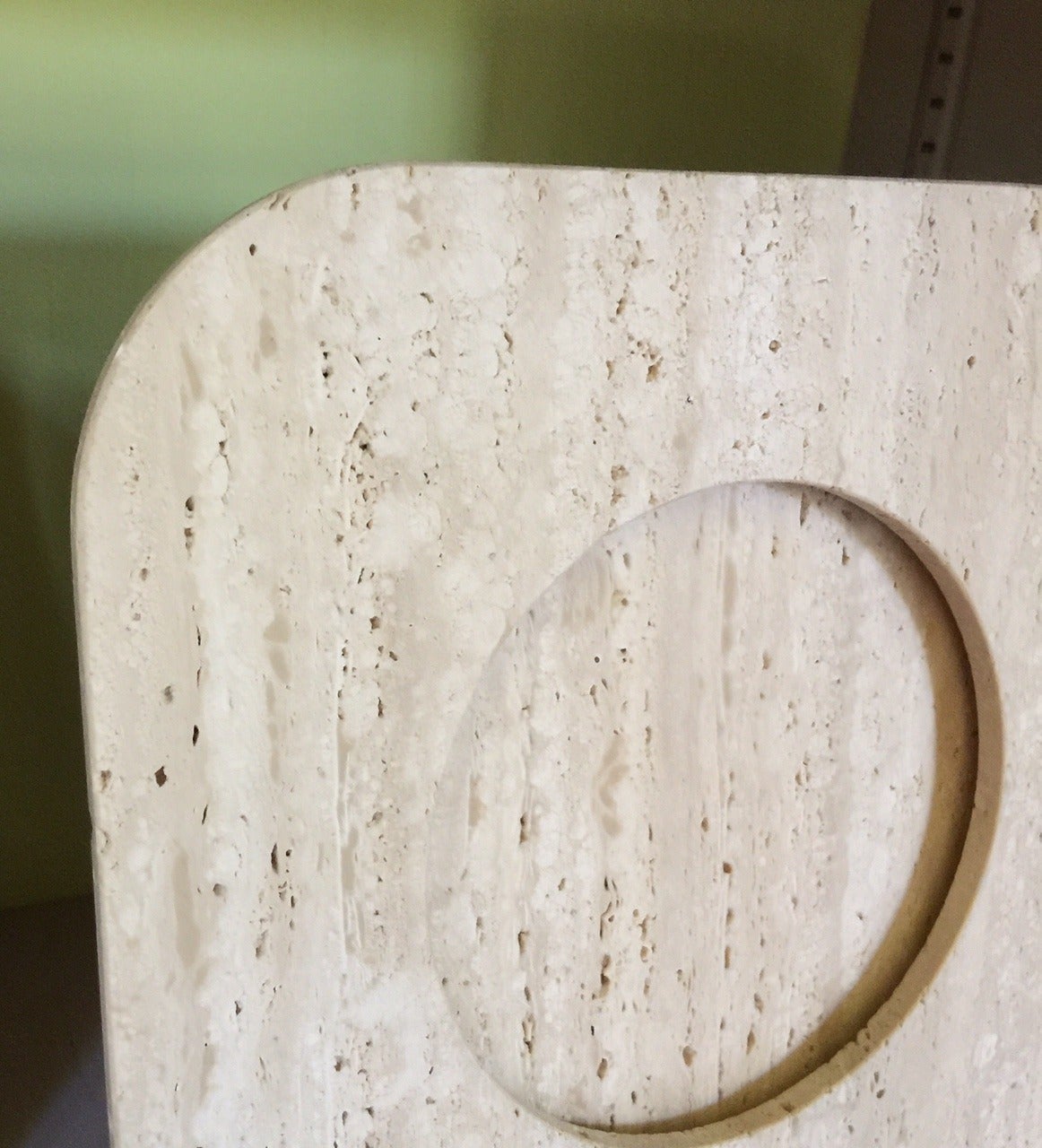 Large Travertine Picture Frame at 1stDibs