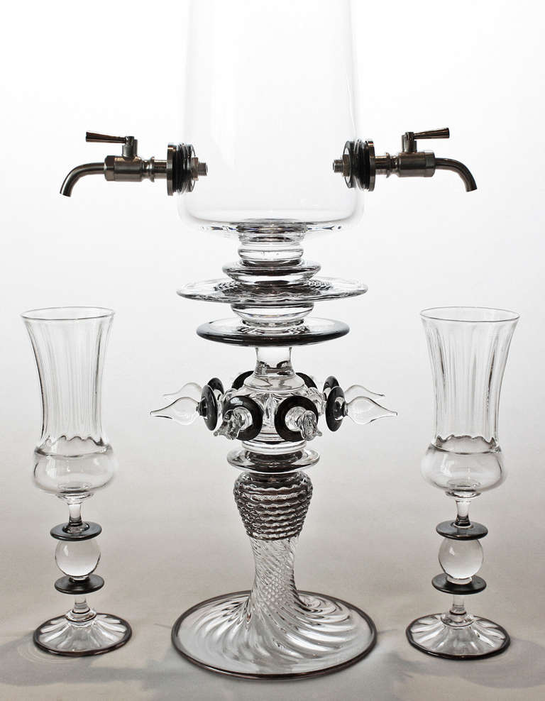 "Specialty Absinthe Fountain with Black Details and Two Spigots” by ...