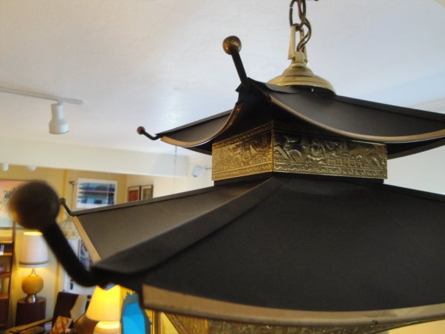 Pagoda Ceiling Fixture at 1stDibs