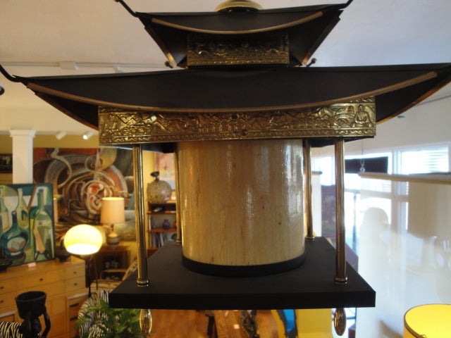 Pagoda Ceiling Fixture at 1stDibs