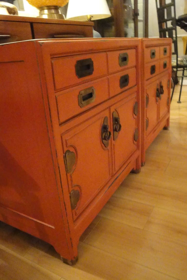 Hickory Mfg. Co. Chinese Style Custom Painted End Tables at 1stDibs ...