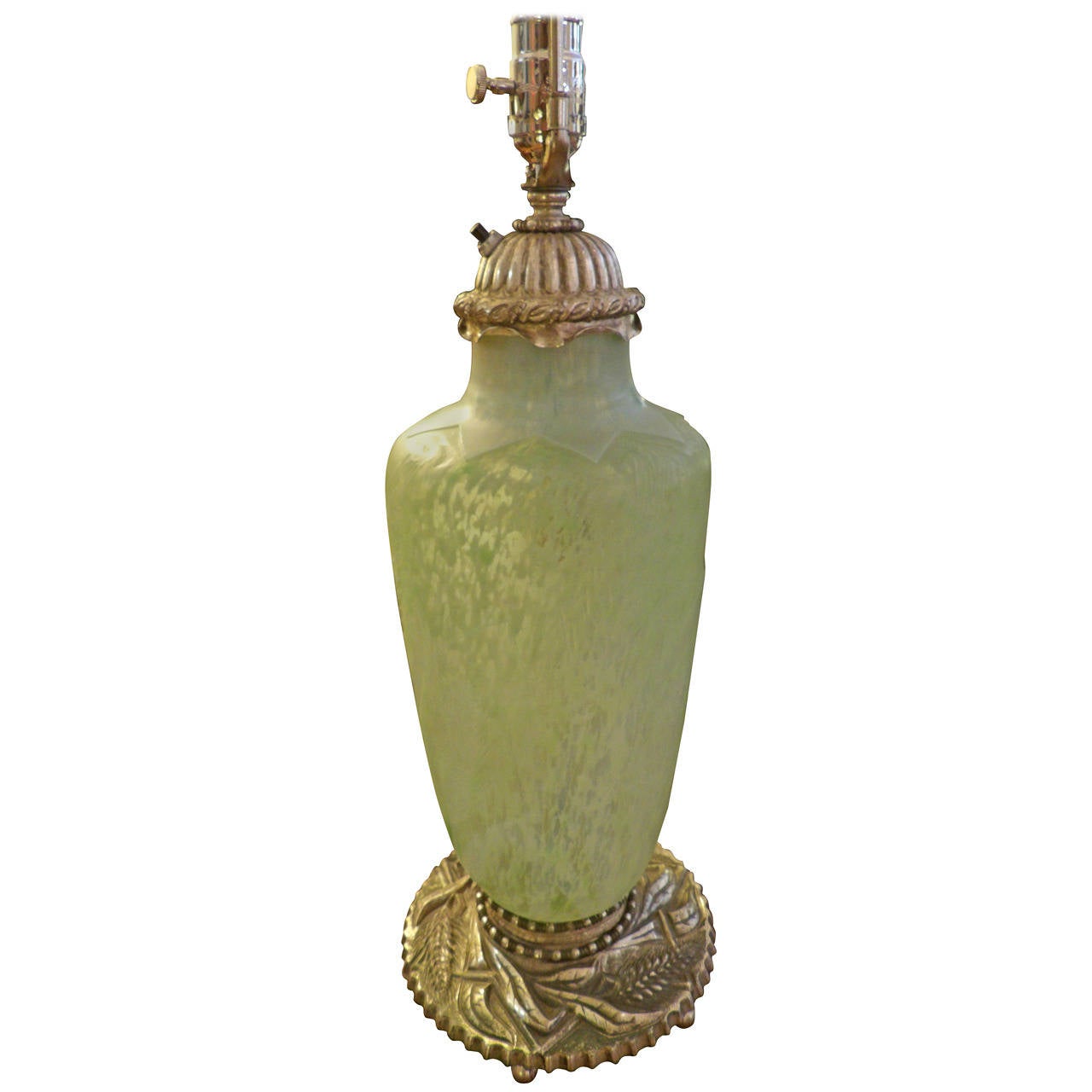 Opulent Cameo Glass Table Lamp by Steuben at 1stDibs