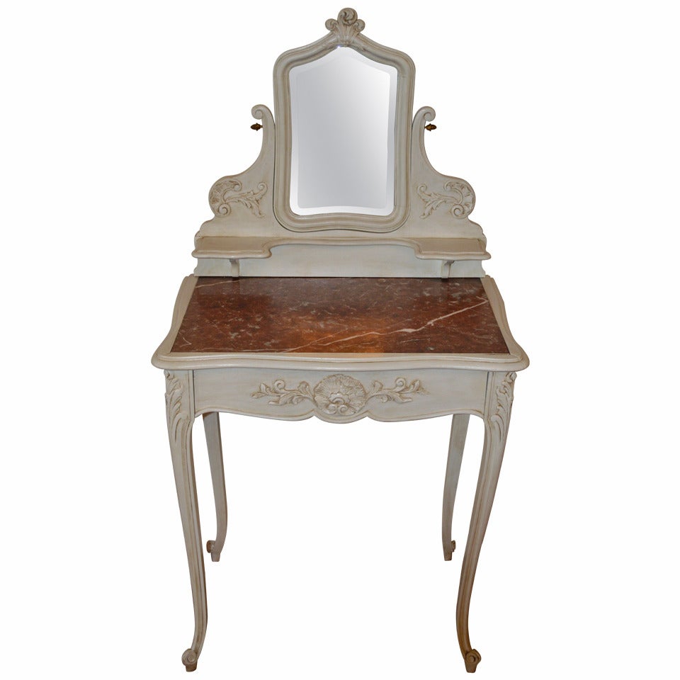 Louis XV Style Painted Vanity at 1stDibs