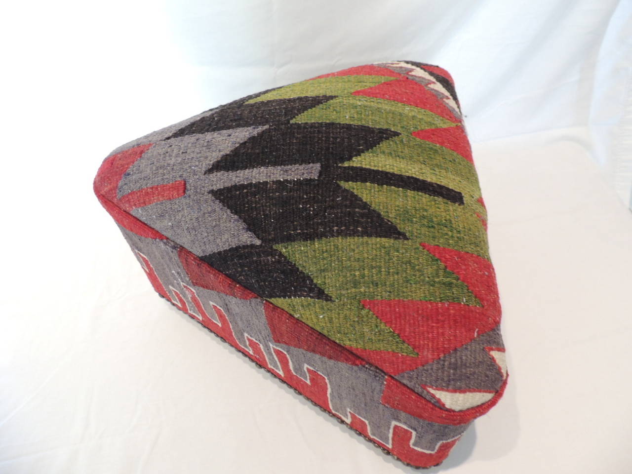 Vintage Kilim Foot Stool. at 1stDibs | kilim footstool