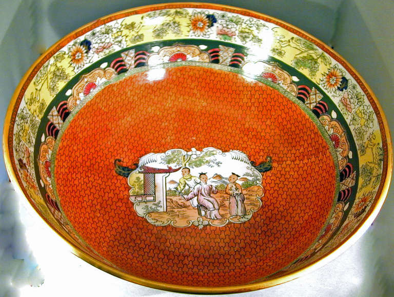 Mason's Ironstone Punch Bowl at 1stDibs