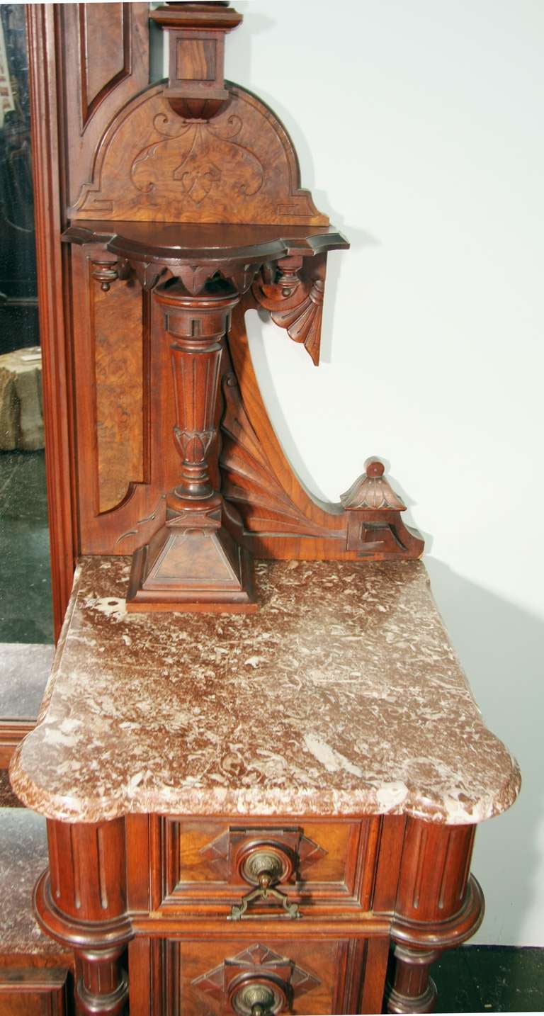 Renaissance Revival Bed and Vanity at 1stDibs