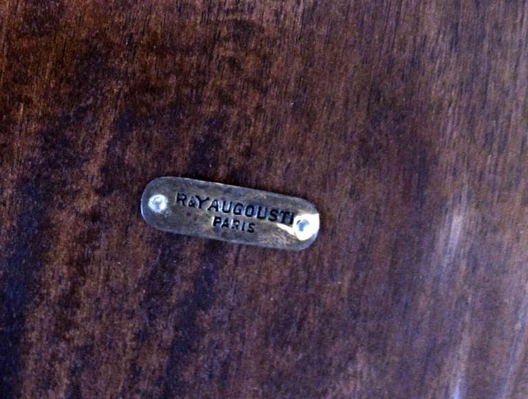 A Pair of 1980s Sculptural Tortoise Shell Veneer Dining Chairs by R&Y ...