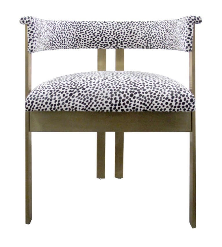 A Pair of Elliott Chairs in Spotted Hair-on-Hide Leather by Kelly ...