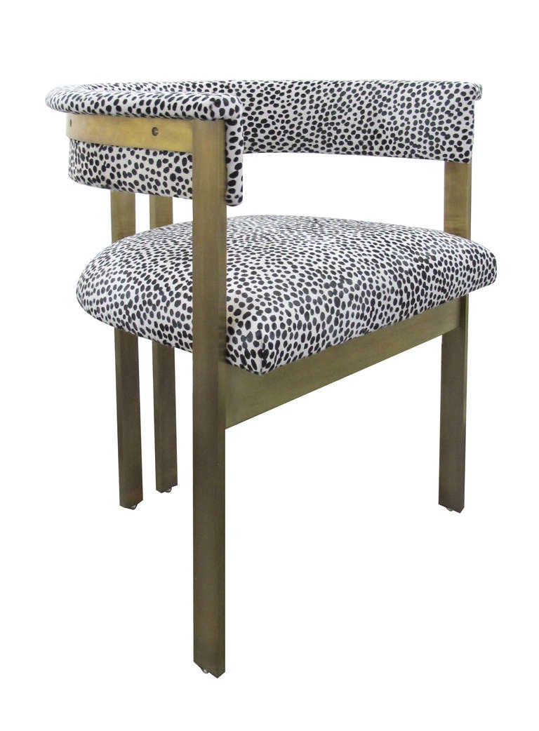 A Pair of Elliott Chairs in Spotted Hair-on-Hide Leather by Kelly ...
