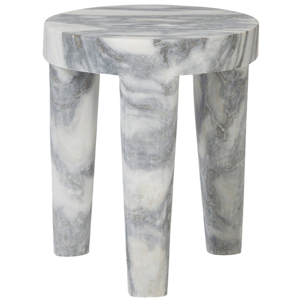 Small Tribute Stool in Big Flower Marble For Sale at 1stDibs | small ...
