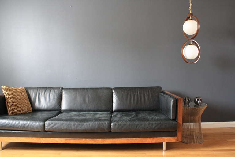 Vintage Mid-Century Modeline Hanging Lamp at 1stDibs | modeline swag ...