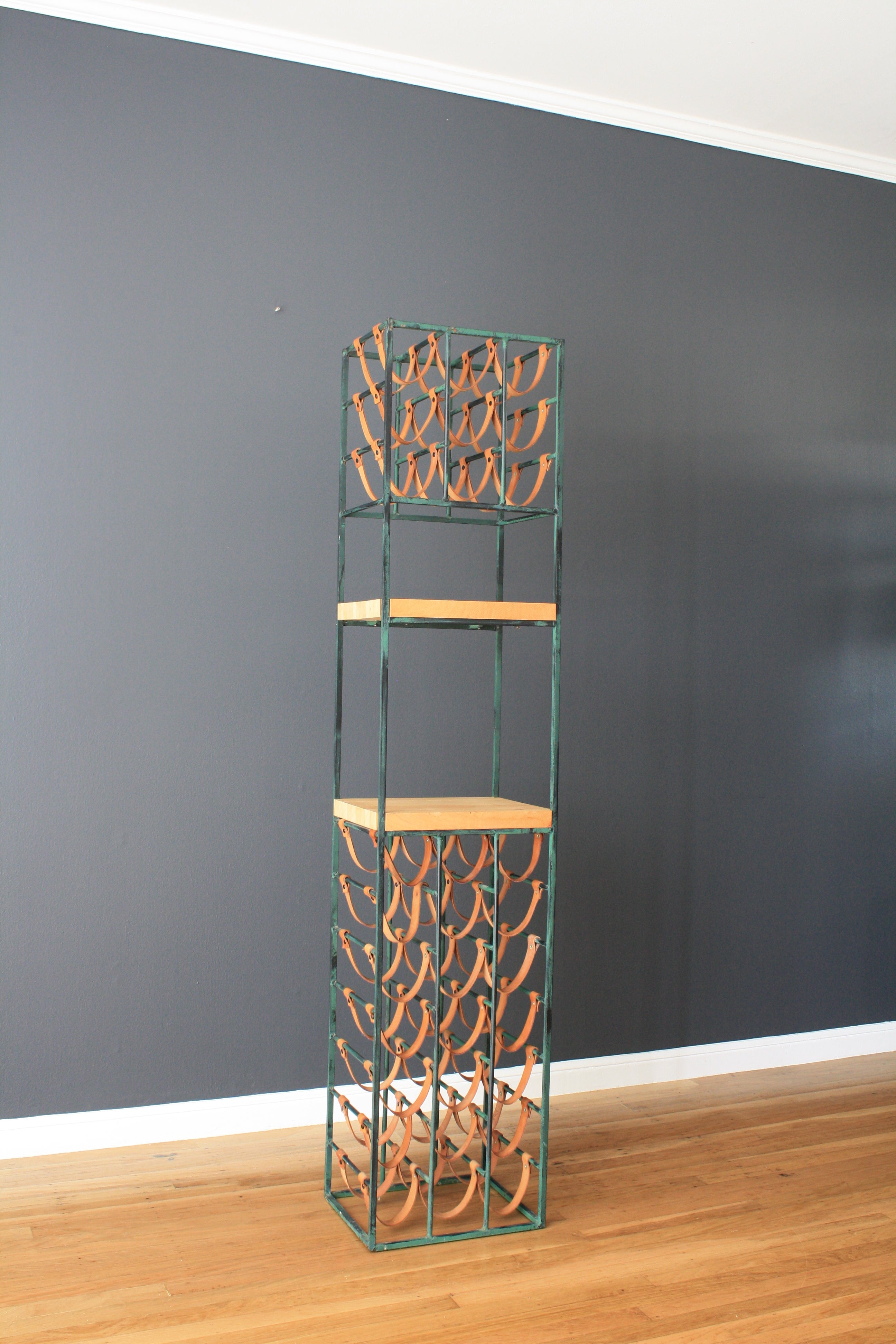 Vintage Mid-Century Arthur Umanoff Wine Rack at 1stDibs